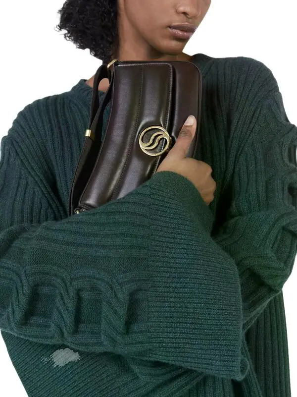 Stella McCartney S-wave Shoulder Bag - Brown