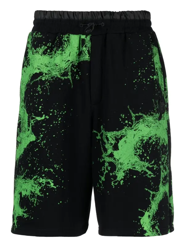 PLEIN SPORT Splash Extreme Track Shorts - Black