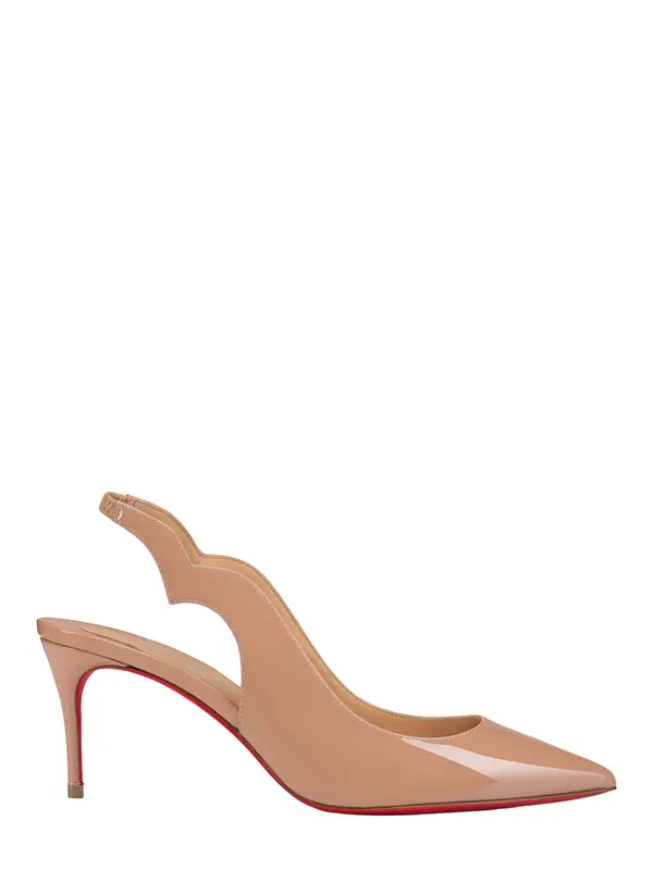 CHRISTIAN LOUBOUTIN Hot Chick Slingback Pumps - Nude