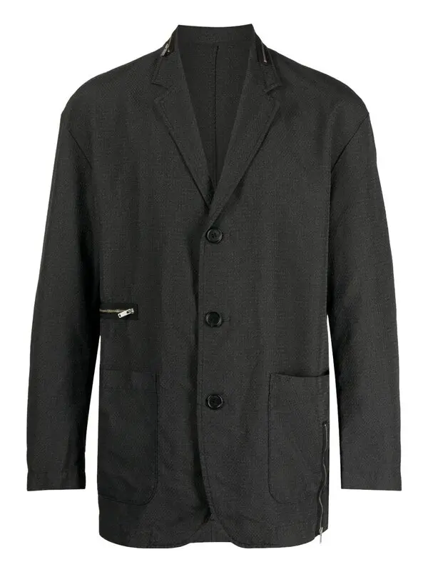 UNDERCOVERISM Textured Single-breasted Blazer - Black