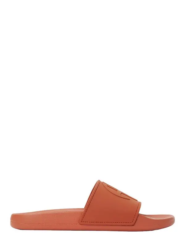 ANINE BING Isla Slides - Red Terracotta