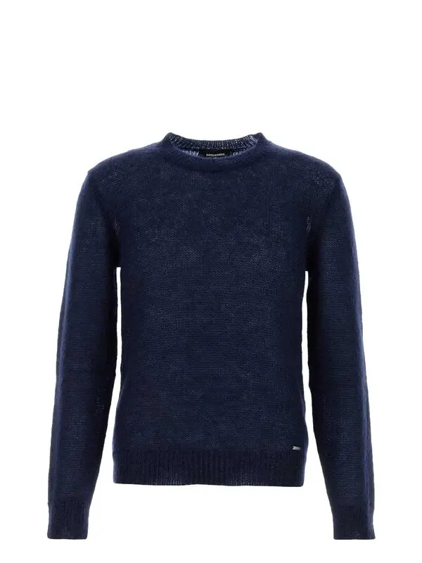 Dsquared2 Mohair-blend Knitwear - Blue