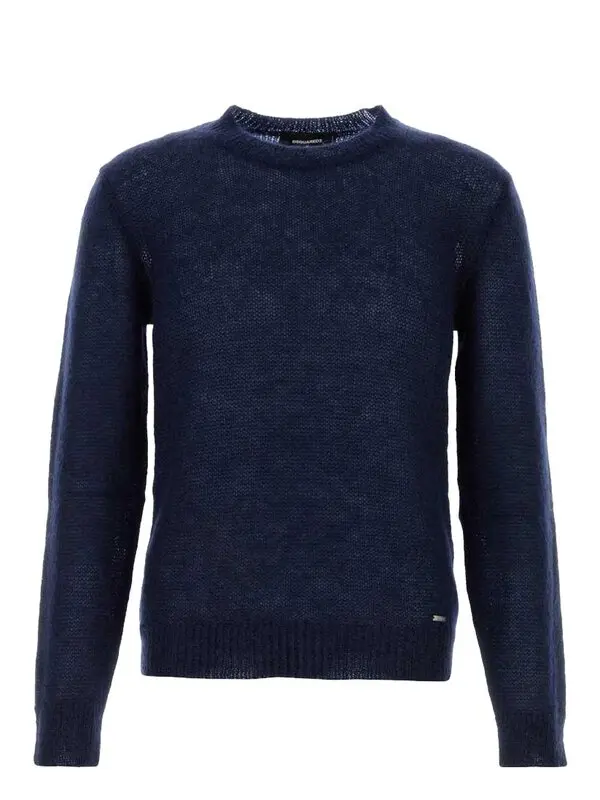 Dsquared2 Mohair-blend Knitwear - Blue