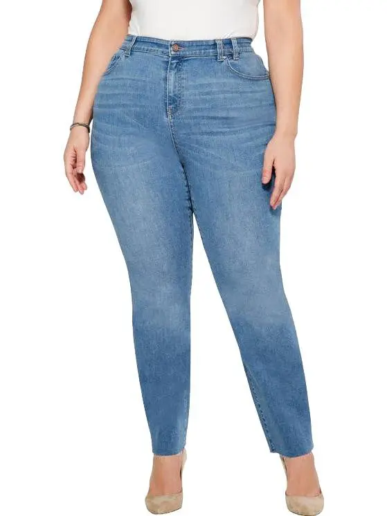 NIC+ZOE Ankle Straight-leg Jeans - Horizon