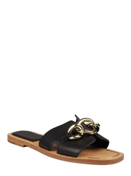 ZIGI Nelissa Slide Sandal - Blk Leathe