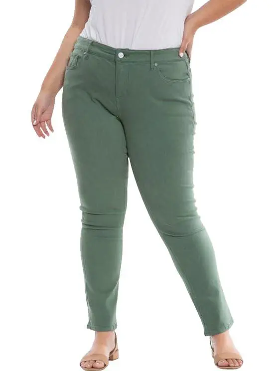 SLINK JEANS Slim Fit Mid-rise Jeans - Myrtle