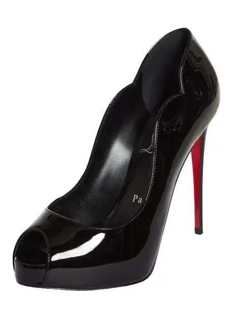CHRISTIAN LOUBOUTIN Hot Chick Alta Slingback Pumps - Black