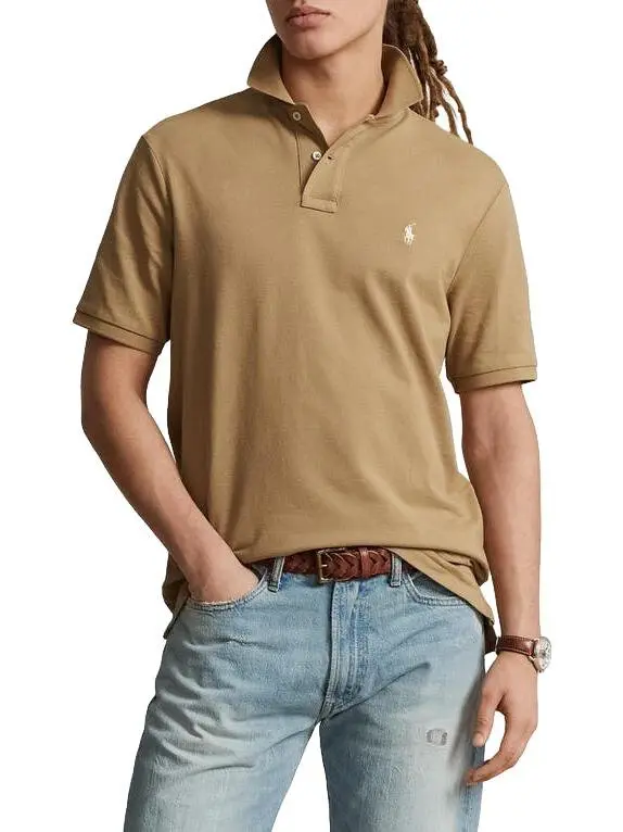 Polo Ralph Lauren Cotton Polo - Tan/cream