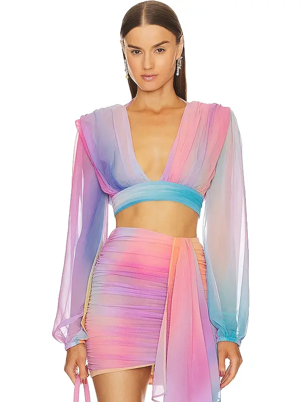 MICHAEL COSTELLO X Adia Top - Sunset Ombre