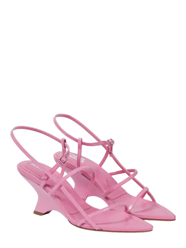 GIA BORGHINI Gia 26 Leather Sandals - Pink