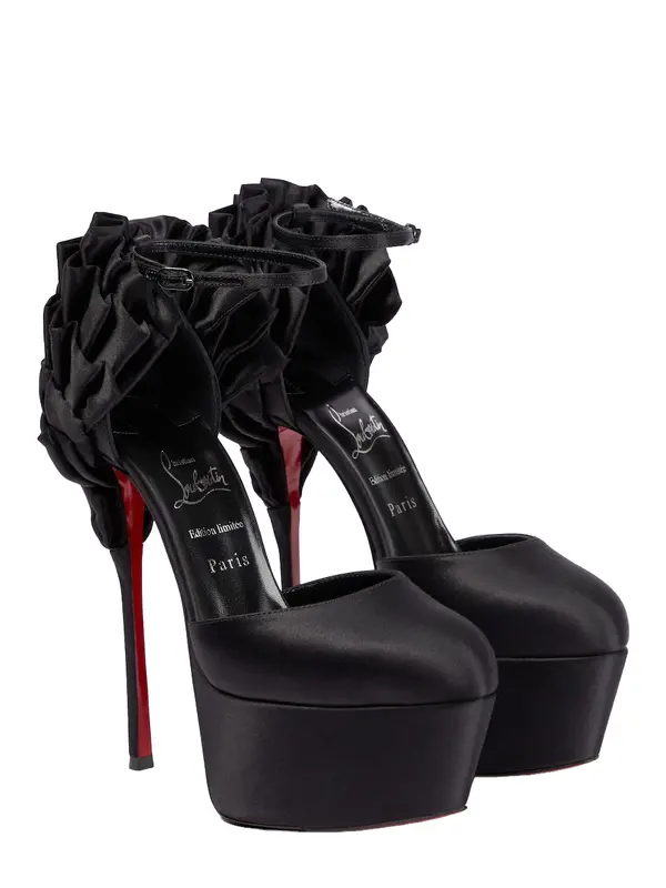 CHRISTIAN LOUBOUTIN Maria Frou Alta Platform Pumps - Black