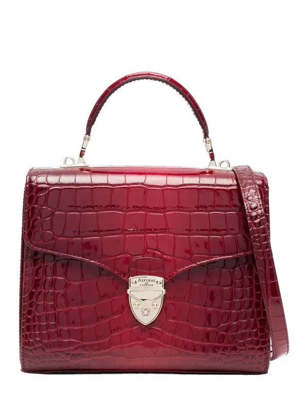 ASPINAL OF LONDON Mayfair Top-handle Bag - Red