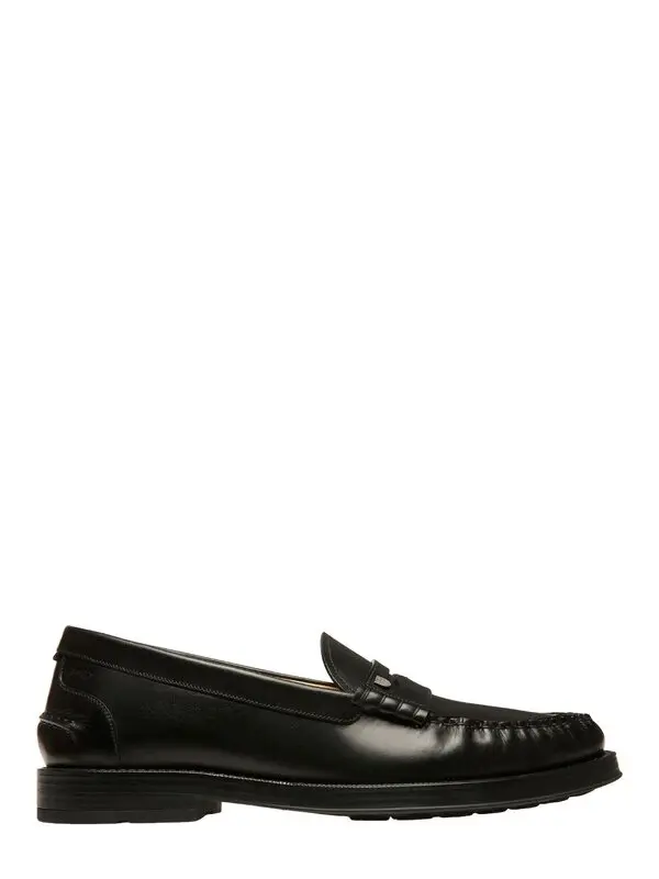 Bally Roody Leather Loafers - Black