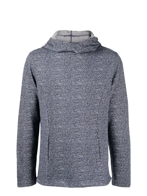 PRIVATE STOCK LABS The Dany Jacquard Hoodie - Blue