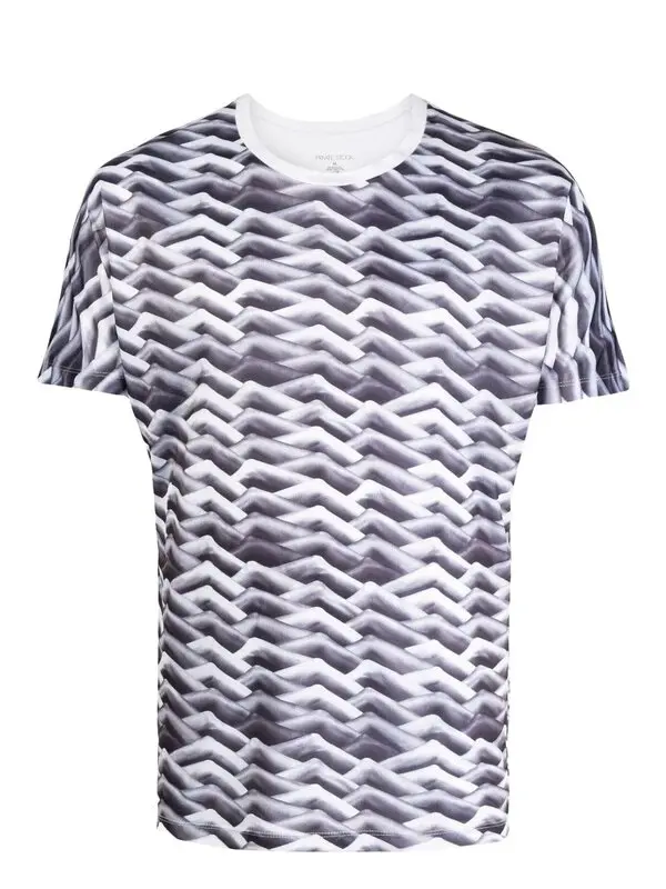 PRIVATE STOCK LABS The Serpente Short-sleeve T-shirt - White