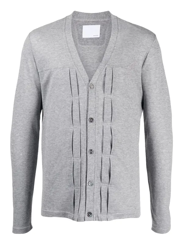 PRIVATE STOCK LABS The Antoine Striped Cardigan - Grey