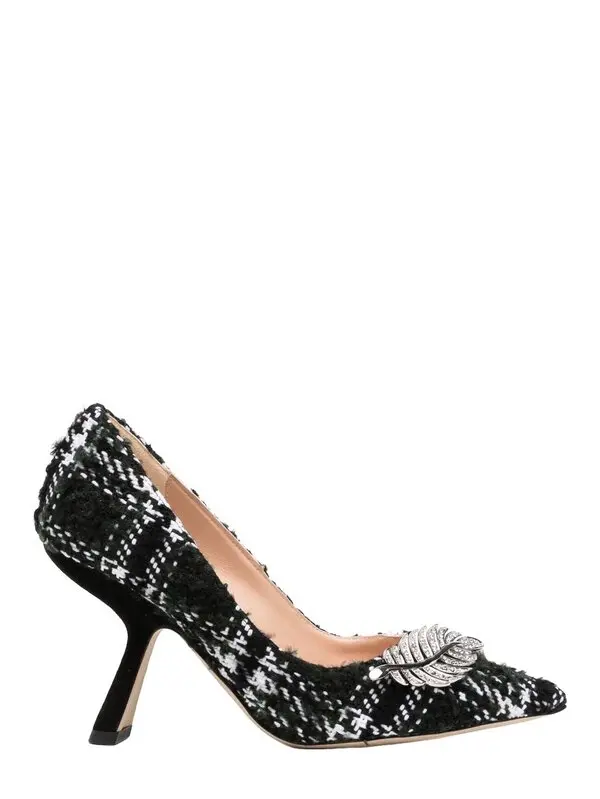 NICHOLAS KIRKWOOD Monstera 90mm Pumps - Black