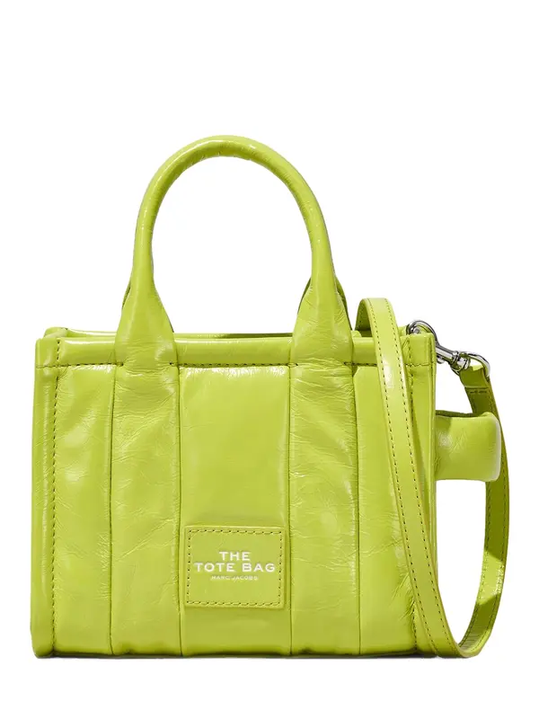 Marc Jacobs Shiny Crinkle Crossbody Tote Bag - Green