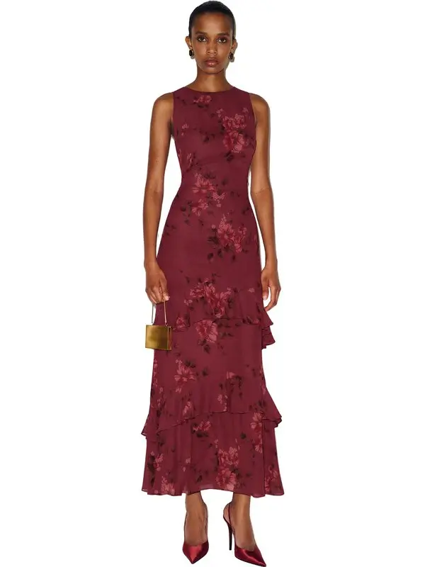 REFORMATION Magnus Dress - Red