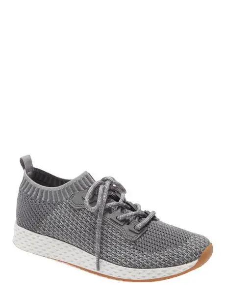 J/SLIDES NYC Raleigh Knit Sneakers - Grey Knit