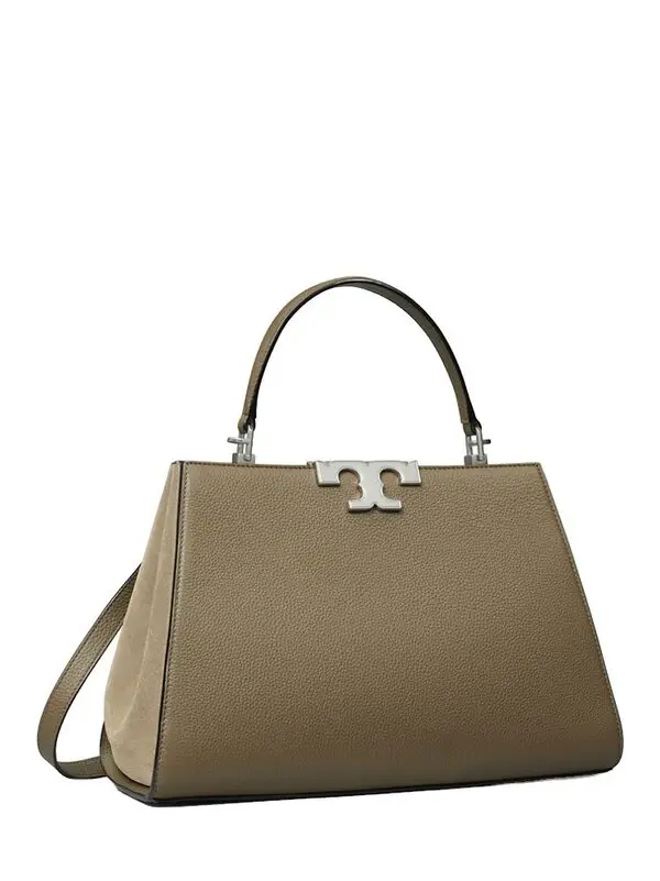 Tory Burch Eleanor Pebbled Satchel - Wild Mushroom