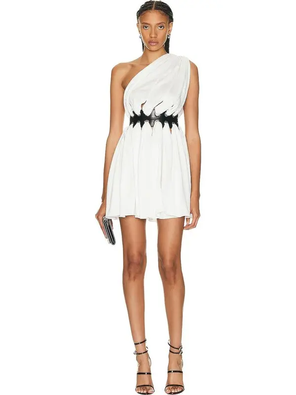 Alaïa Deesse Mini Dress - Blanc