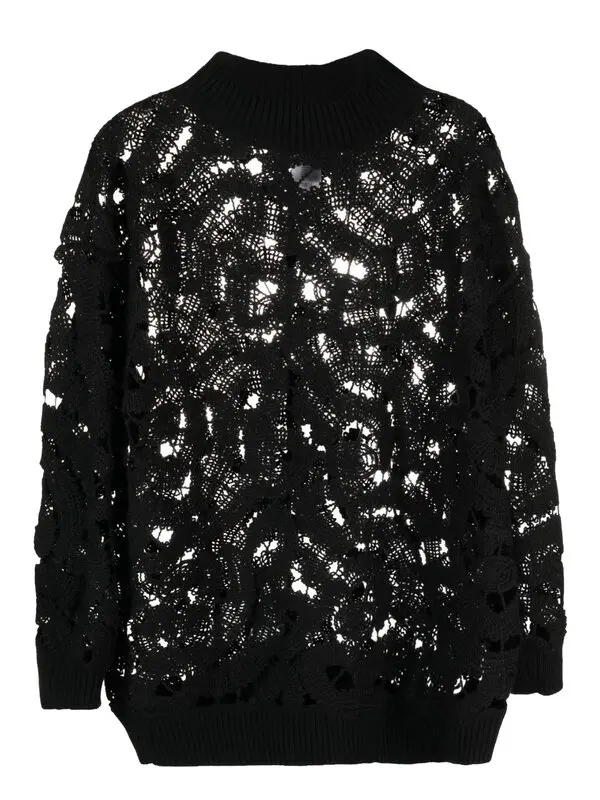 Fabiana Filippi Open-knit Jumper - Black