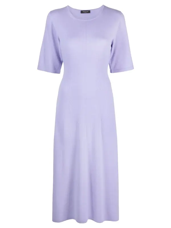 Fabiana Filippi Knitted Midi Dress - Purple