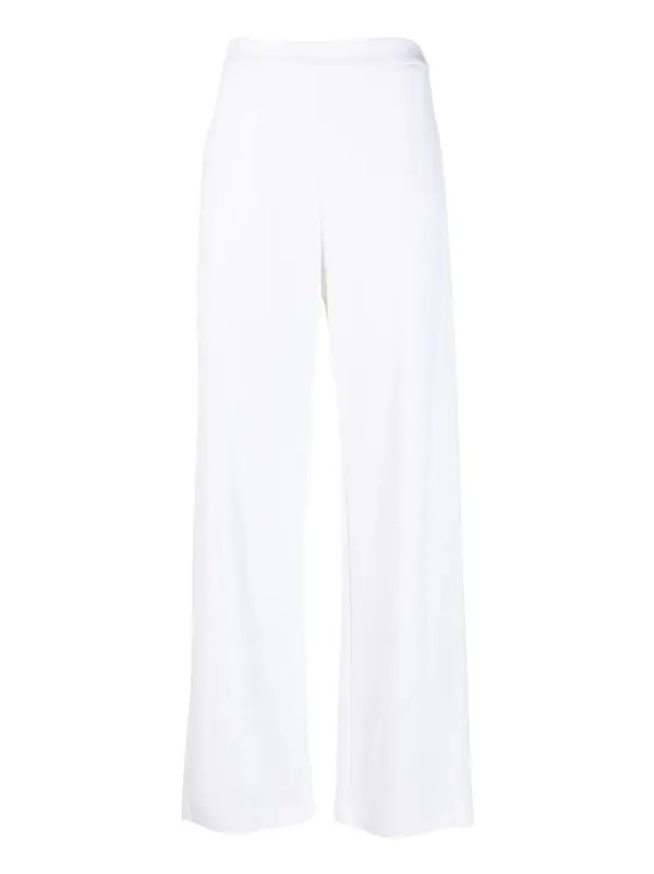Fabiana Filippi High-waisted Wide-leg Trousers - White