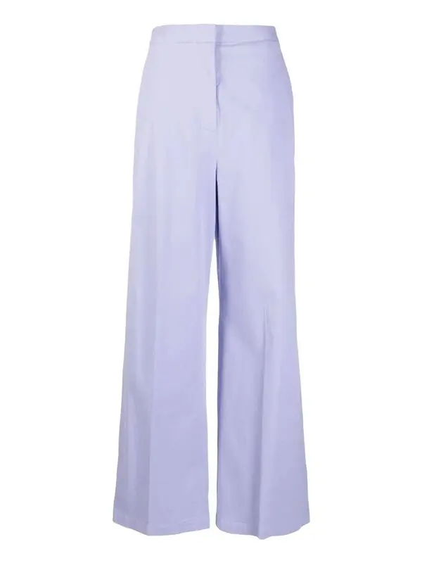 Fabiana Filippi High-waisted Flared Trousers - Purple