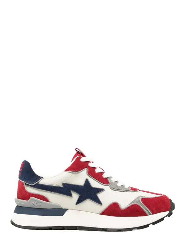 A BATHING APE Road Sta Express Sneakers - Red
