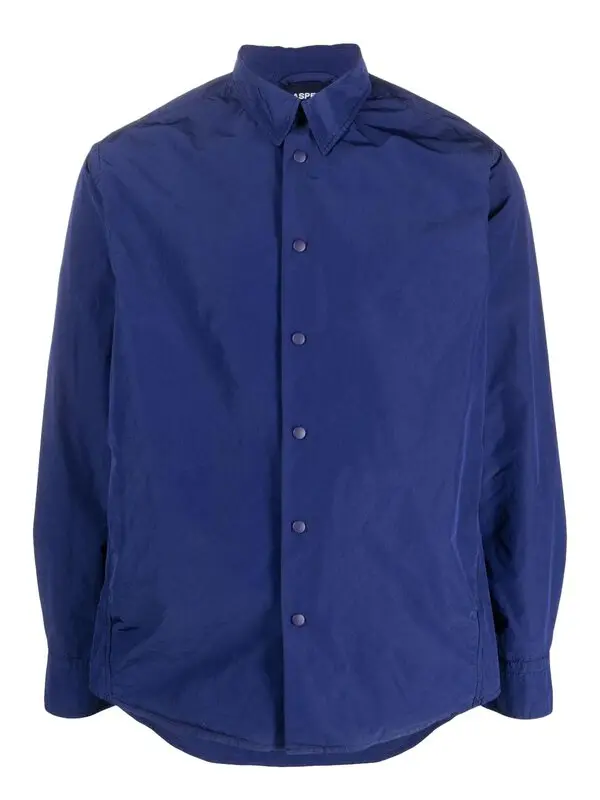 Aspesi Straight-point Collar Shirt - Blue