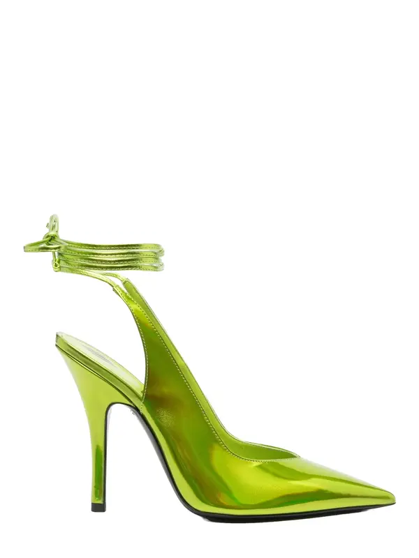 Attico Venus 105mm Holographic Pumps - Green
