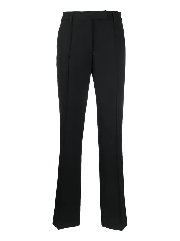 Acne Studios Mid-rise Tailored Trousers - Black