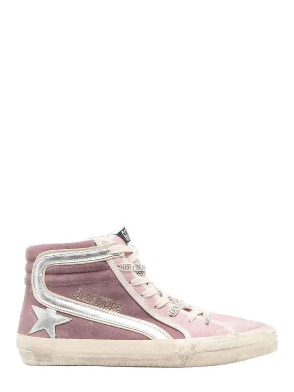 Golden Goose Slide High-top Sneakers - Pink