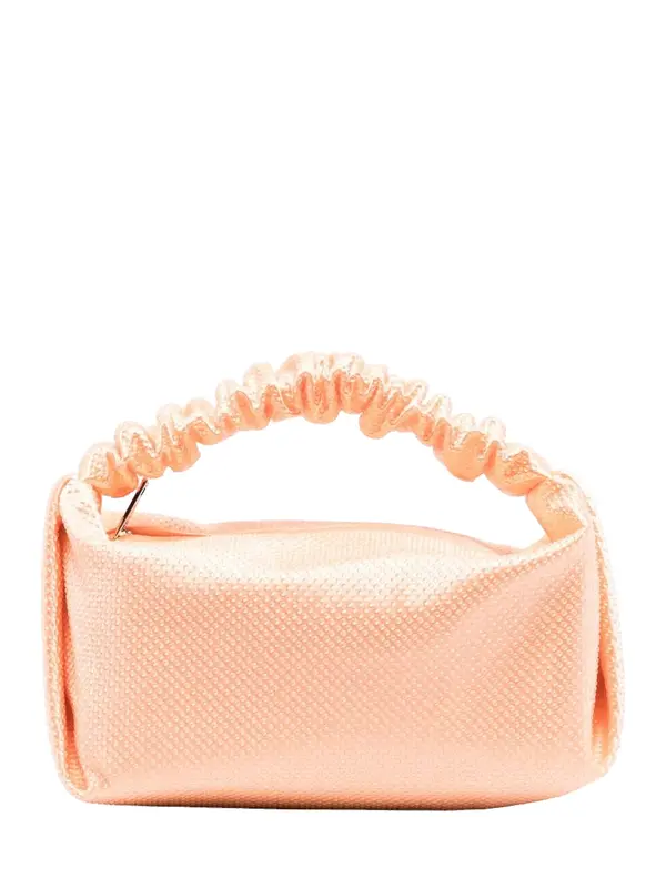 Alexander Wang Scrunchie Rhinestone Mini Bag - Orange