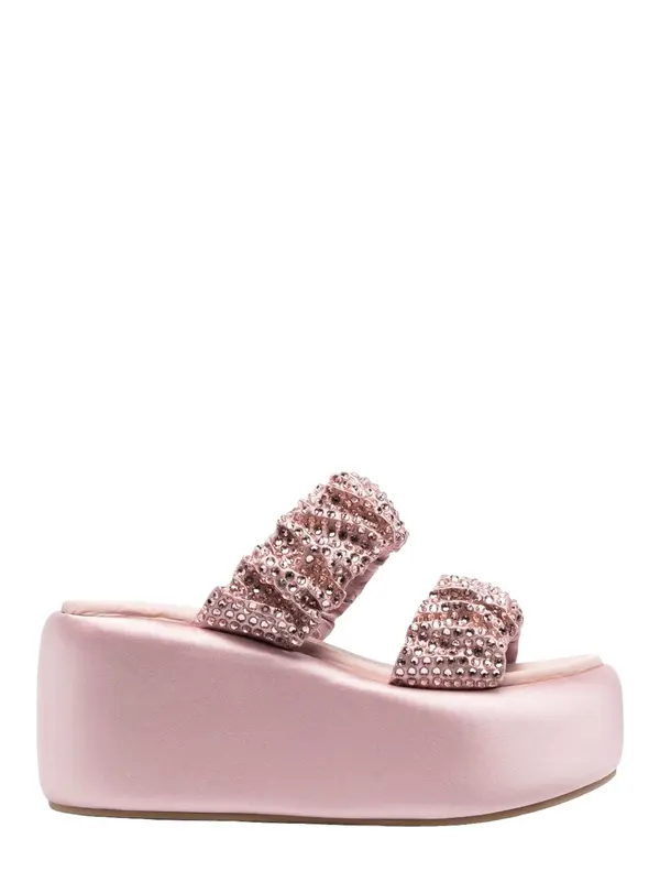 LE SILLA Aiko 80mm Platform Sandals - Pink