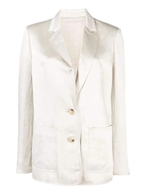 Helmut Lang Notched-lapel Blazer - Neutrals
