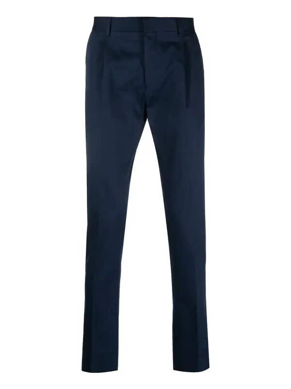 MOORER Montale Tailored Trousers - Blue
