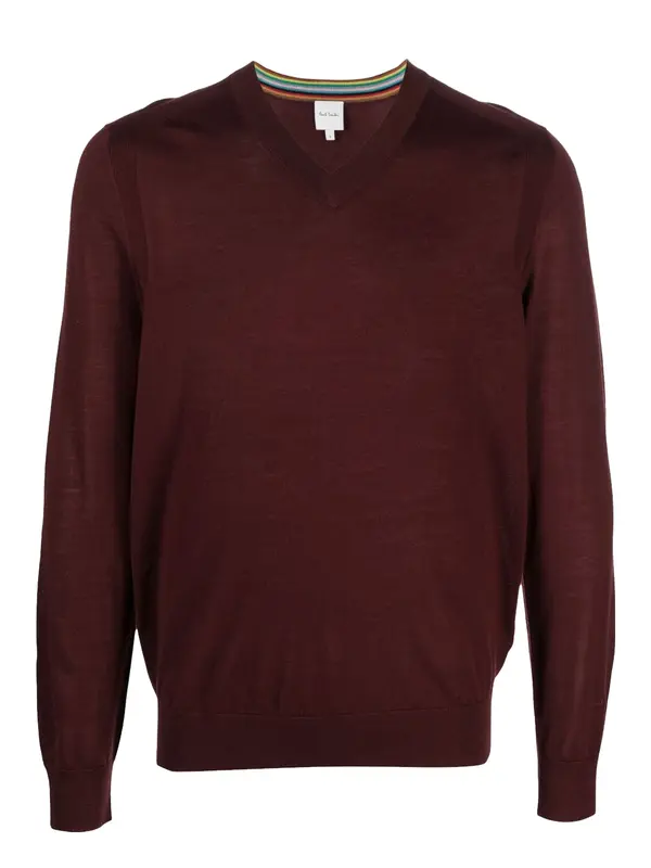 Paul Smith Long-sleeve Wool Jumper - Red