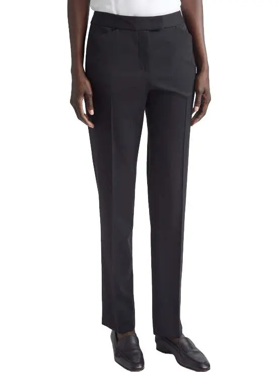 Lafayette 148 New York Waldorf Ankle Pants - Black