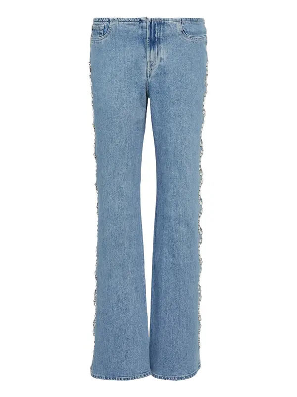 7 For All Mankind Slouchy Bootcut Jeans - Blue