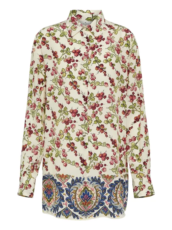 Etro Printed Silk Shirt - Multicoloured
