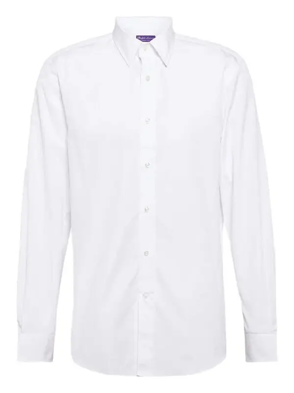 Ralph Lauren Purple Label Cotton Shirt - White