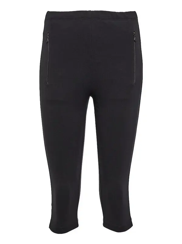 Wardrobe.NYC Cropped Leggings - Black