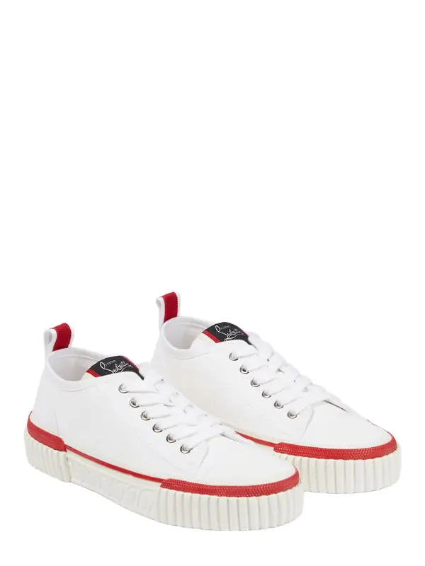 CHRISTIAN LOUBOUTIN Pedro Canvas Sneakers - Multicoloured