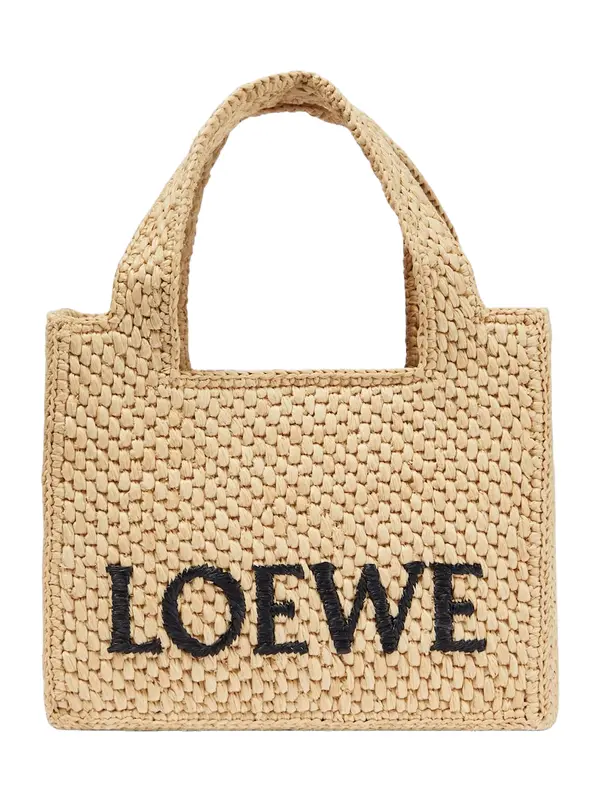 Loewe Raffia Tote - Beige