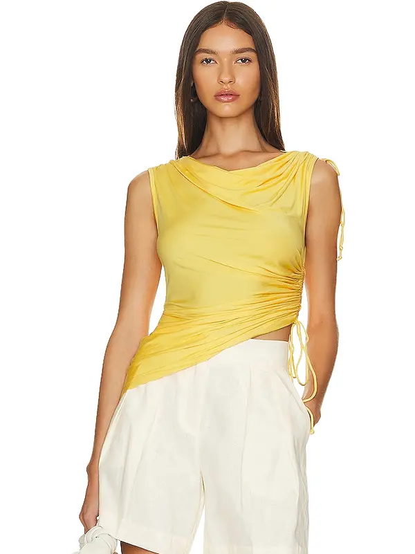 L'academie Greava Top - Cornsilk Yellow