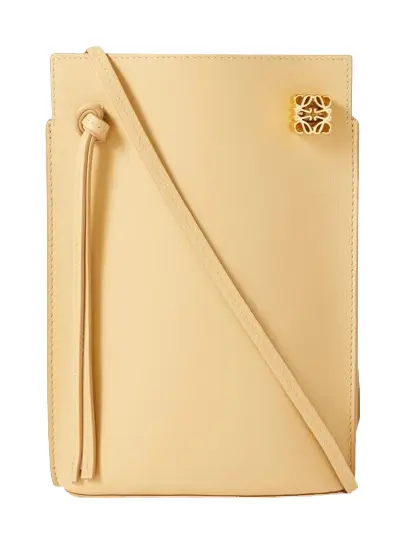 Loewe - LOEWE Dice Pocket Leather Shoulder Bag