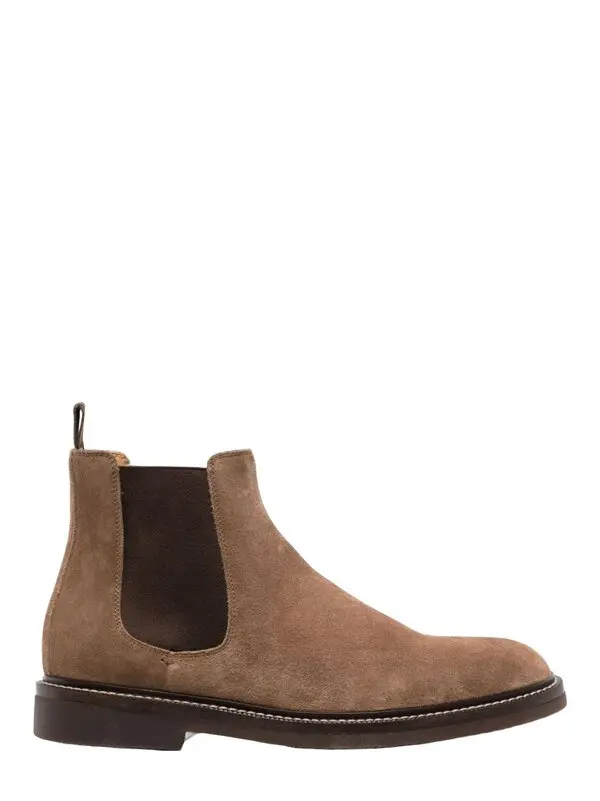 Brunello Cucinelli Suede Ankle Boots - Brown
